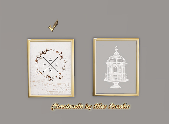 Second Life Marketplace - {Petite Maison} Spring Keepsakes Frame: F/A/R/M