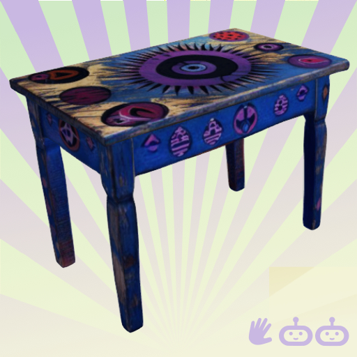 Second Life Marketplace - Psychic Cafe Table 02