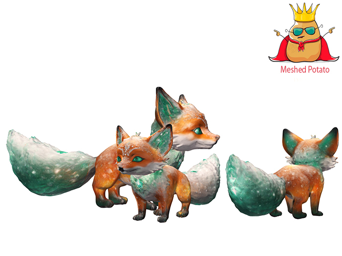 Second Life Marketplace - Meshed Potato - Frozen Fox Full Perm