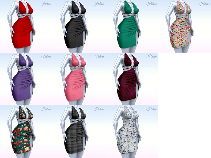 Second Life Marketplace - FATPACK Samantha Dress Kupra Waifus LaraX ...