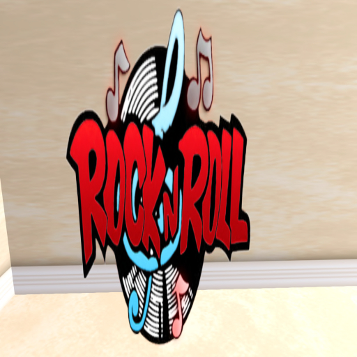 Second Life Marketplace - 50s Rock & Roll Wall Decal