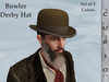 Second Life Marketplace - Bowler/Derby Hat