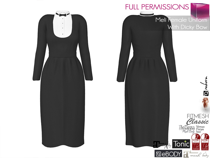 Second Life Marketplace - Full Perm Female Maid Governess Teacher ...