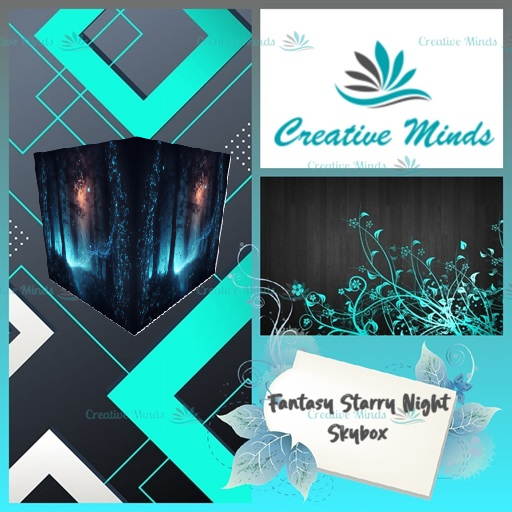 Second Life Marketplace - CM Fantasy Starry Night Skybox 38x35x35