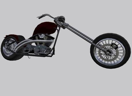 Second Life Marketplace - [GS] Chopper Skull [Motorbike]