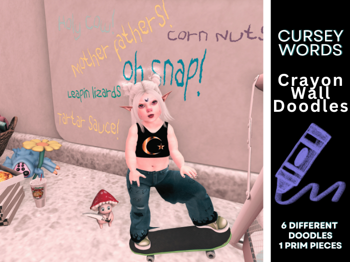 Second Life Marketplace - [StarlitStrokes] Cursey Words Pack One