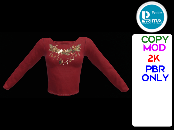 Second Life Marketplace - Basic-Open-Neck-Long-Sleeve-Boho Winter 42 ...
