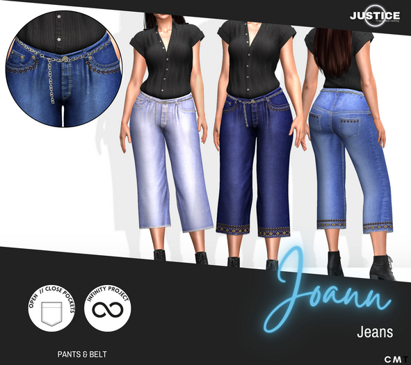 Second Life Marketplace - [JUSTICE] JOANN JEANS - LEGACY