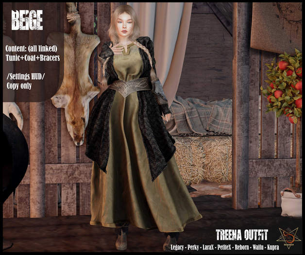 Second Life Marketplace - //RKS// Treena SingleColor - Beige