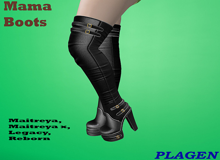 Second Life Marketplace - Mama Boots - PLAGEN (ADD)