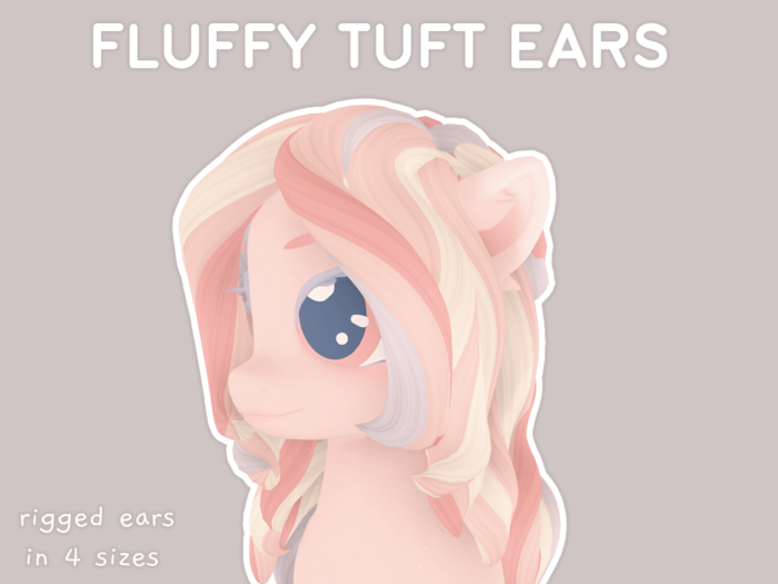 Second Life Marketplace - [OCEANIC] [OP] [DEMO] Fluffy Tuft Ears