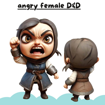 Second Life Marketplace - (AL) angry female D&D