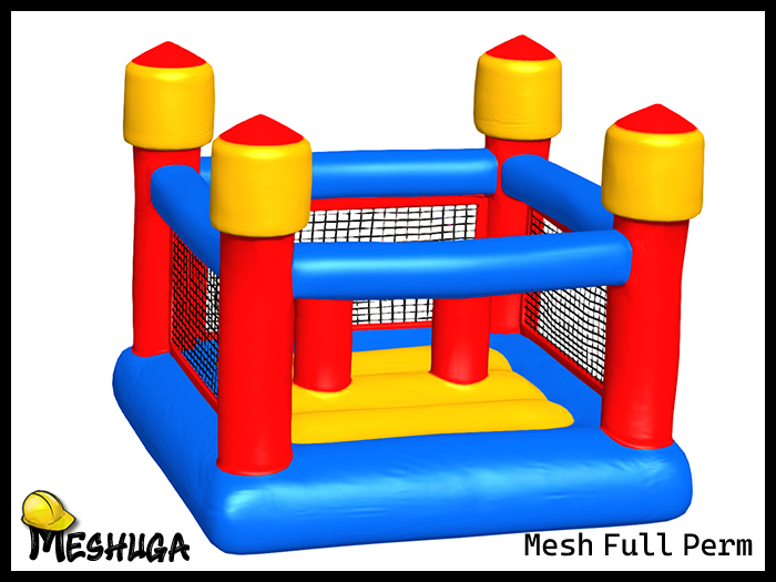 Second Life Marketplace - Meshuga Kids - Inflatable Bouncy Castle FULL ...