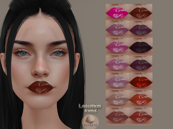 Second Life Marketplace - **DOREM BEAUTY** Mitochondria Lipstick-LeL-Evox