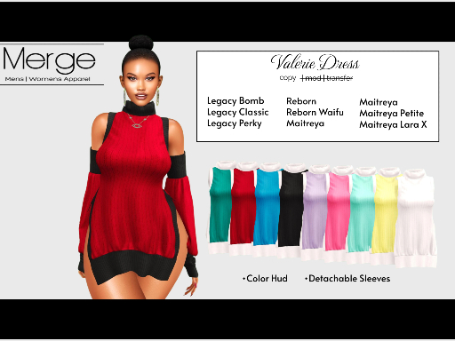 Second Life Marketplace - [Merge] Valerie Dress