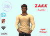 Second Life Marketplace - *JAX* ZAKK SHIRT - JAKE - LIGHT ORANGE