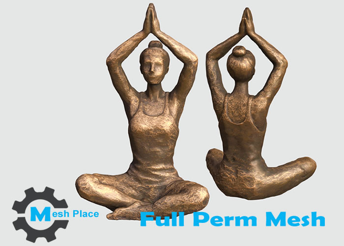 Second Life Marketplace - Mesh Place - Yoga Statue Full Perm
