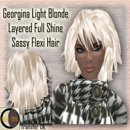 Second Life Marketplace - Hair Flexi light blonde,platinum