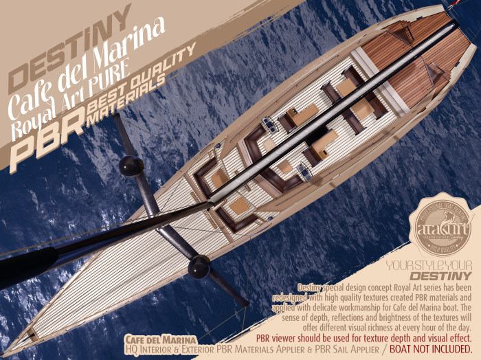 Second Life Marketplace - Cafe del Marina / DESTINY Royal Art PURE ...