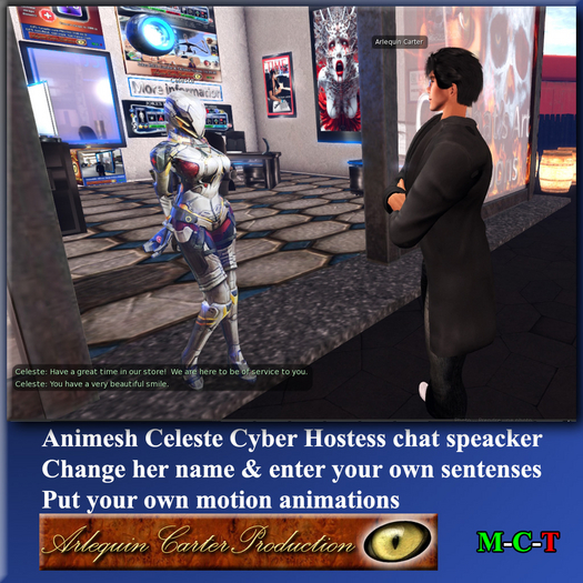Second Life Marketplace - @AC Animesh Celeste Cyber Hostess CM Box