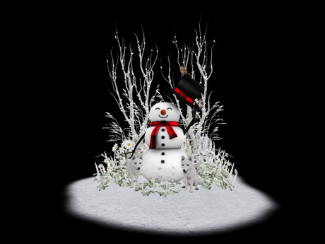 Second Life Marketplace - MC Winter Snowman & Wolf Pups Patch