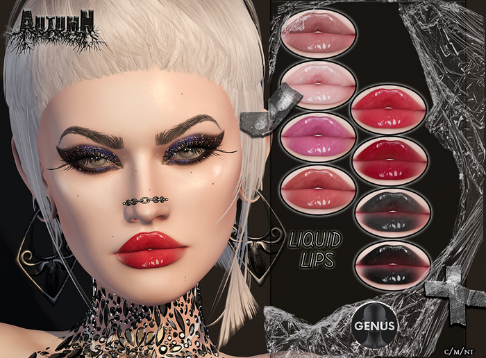 Second Life Marketplace - AutumN-LIQUID LIPSTICK GENUS APPLIER