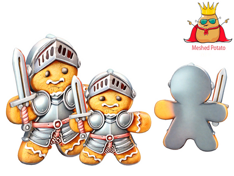 Second Life Marketplace - Meshed Potato - Gingerbread Knight Full Perm
