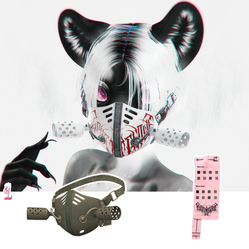 Second Life Marketplace - [MDN]-The End Mask OliveGreen(Add me)
