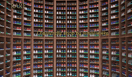 Second Life Marketplace - -David Heather-Sneaker Closet Backdrop RARE