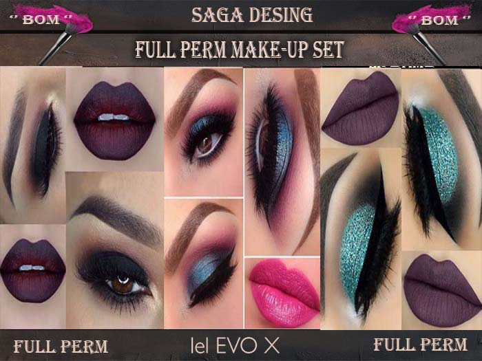 Second Life Marketplace - SaGa Design Full Perm Makeup Set ''BOM'' EvoX 024