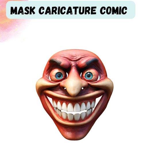 Second Life Marketplace - "MB" mask caricature comic