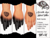 Second Life Marketplace - Stigmatem Necrotic Love Hand BOM Tattoo