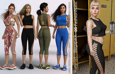 Second Life Marketplace - FashionNatic - Riley Set - Megapack