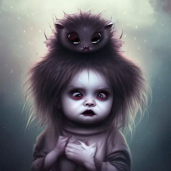 Second Life Marketplace - Baby Vampire Nursery Picture (8)