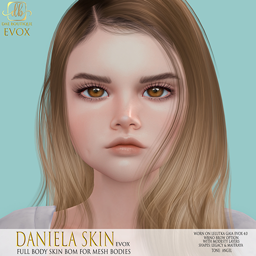 Second Life Marketplace - DANIELA SKIN EVOX Full Body BOM ANGEL
