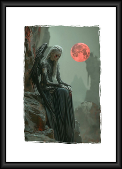 Second Life Marketplace - Red Moon Demon Picture with Frame
