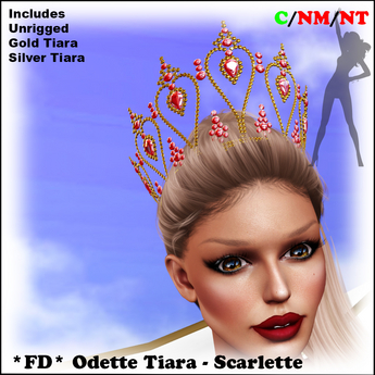 Second Life Marketplace - *FD* Odette Tiara [Boxed] Scarlette
