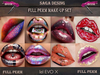 Second Life Marketplace - SaGa Design Full Perm GLAM LIPSTICK SET ''BOM ...