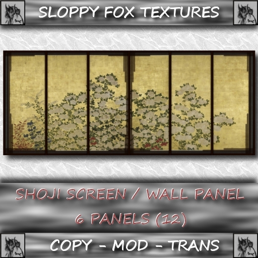 Second Life Marketplace - !!!SFD!!! Japanese Oriental Shoji Screen ...