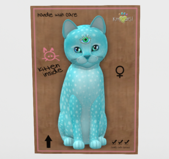 Second Life Marketplace - Female Breedable Cat KittyCatS Cheetah - Blue ...