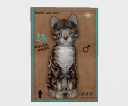 Second Life Marketplace - Male Breedable Cat KittyCayS Bengal - Tawny ...