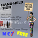 Second Life Marketplace - Hand Held Sign - Free Head