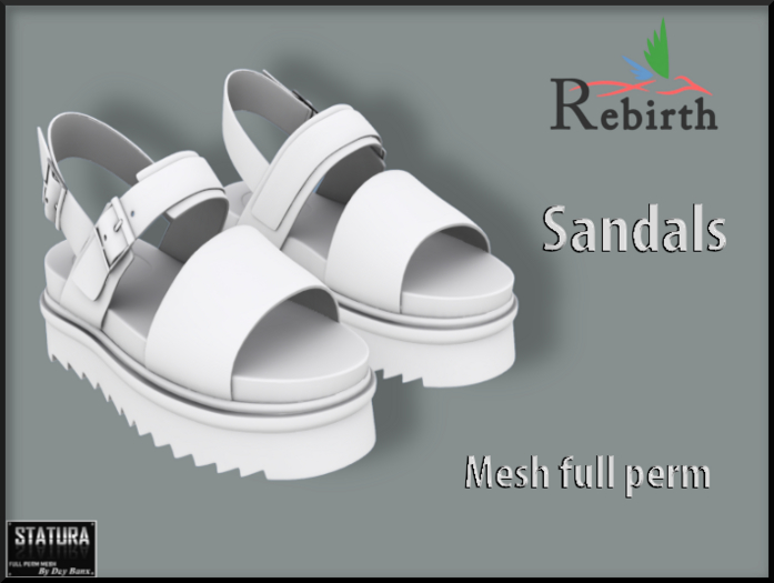 Second Life Marketplace - Sandals-Trinket-Rebirth Full Perm
