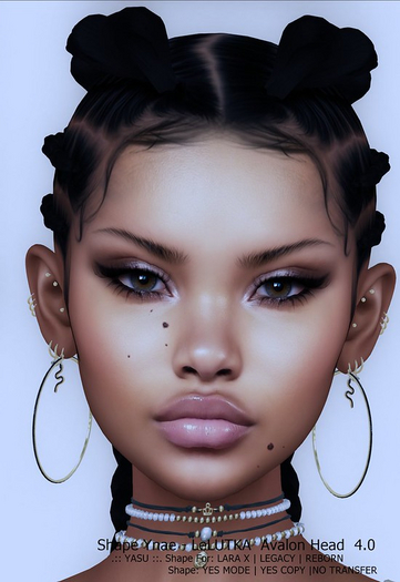Second Life Marketplace - Shape Ynae - LeLUTKA Avalon Head 4.0
