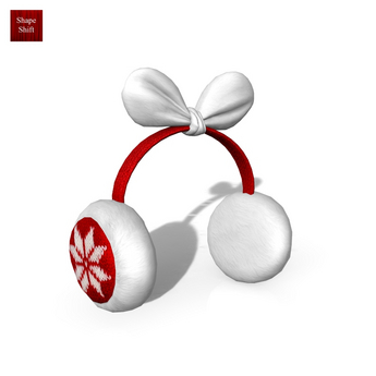 Second Life Marketplace - Red Ear Muffs
