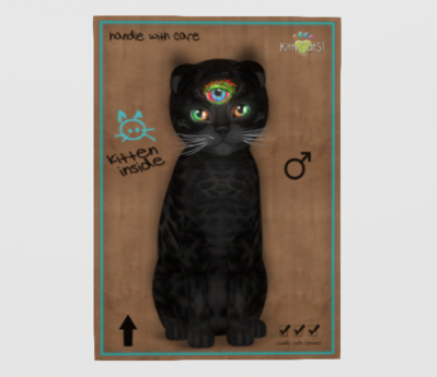 Second Life Marketplace - Male Breedable Cat KittyCatS Bengal - Black ...