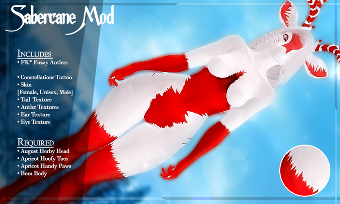 Second Life Marketplace - FK* SaberCane ☾☾8☽☽ ☾☾BOM☽☽ ☾☾Furry Mod☽☽