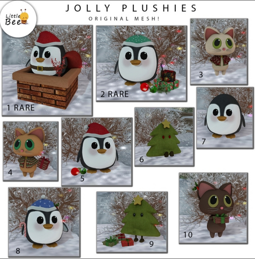 Second Life Marketplace - 02 - Little Bee - Jolly Plushies RARE