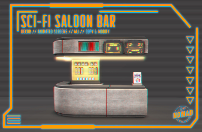 Second Life Marketplace - NOMAD // SCI-FI SALOON BAR
