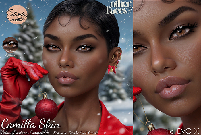 Second Life Marketplace - [OTHER FACES] Camilla Skin (CRYSTAL 14 BOA)